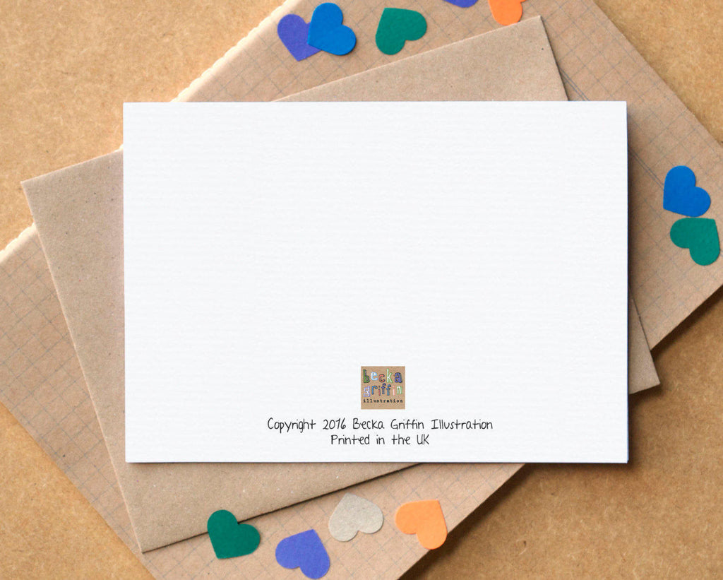 Brisbane Skyline Landmarks Greetings Card – BeckaGriffin