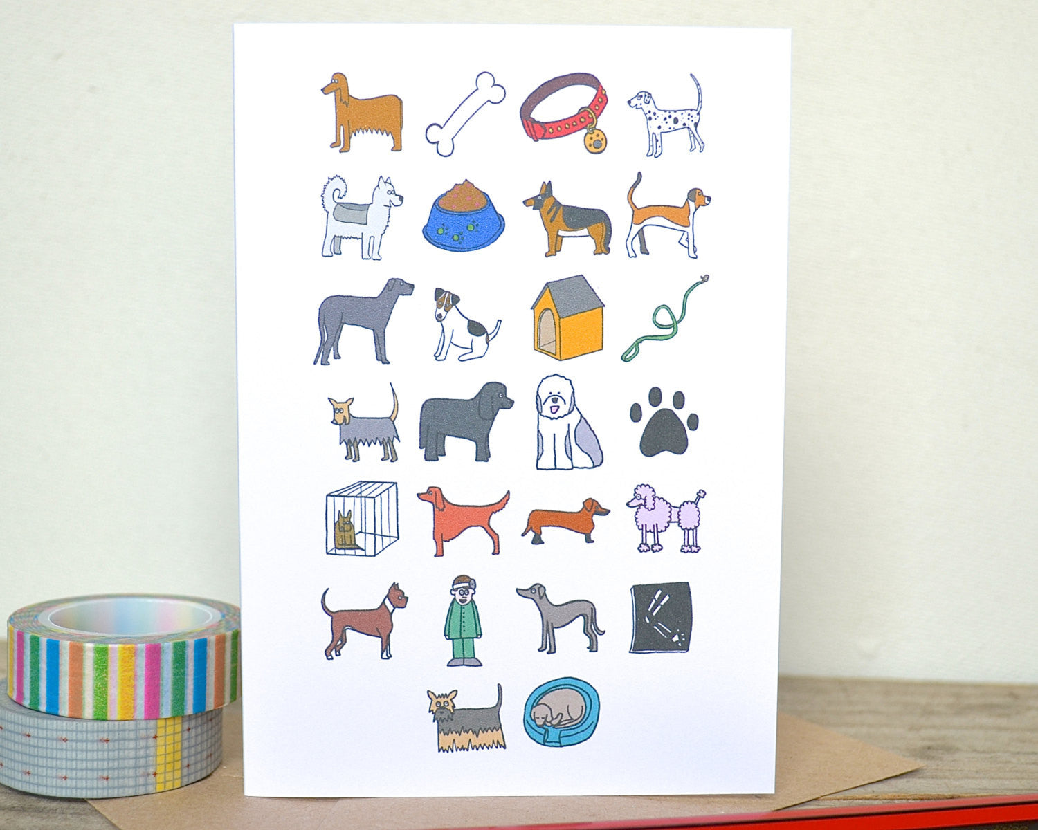 Dog Alphabet Greetings Card – BeckaGriffin